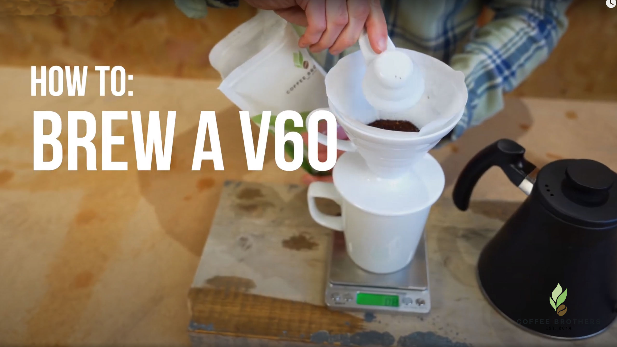 How To Make A V60 Coffee - Coffee Brothers